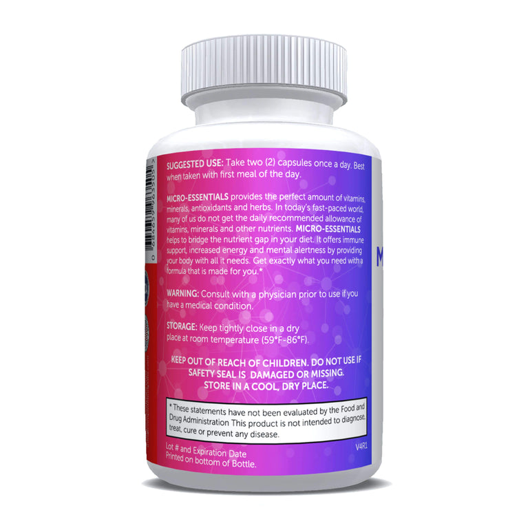 Buy Micro-Essentials | Advanced Daily Multivitamin For Men & Women ...