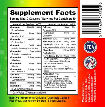 Buy Micro-Essentials | Advanced Daily Multivitamin For Men & Women ...